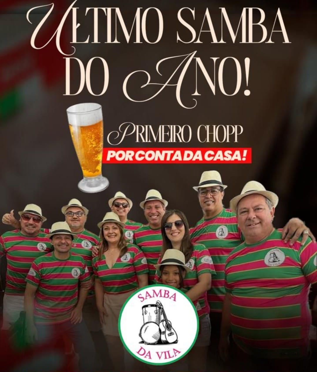Samba da Vila celebra o Dia Nacional do Samba no Colonial Massas - Pé ...